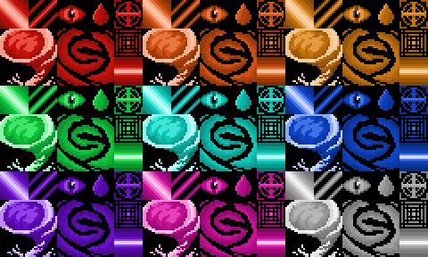 free 9 icons skill rpg 16x16 and 32x32 by NVPH Studio