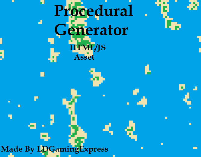 HTML/JS Procedural Generator by LDGamingExpress