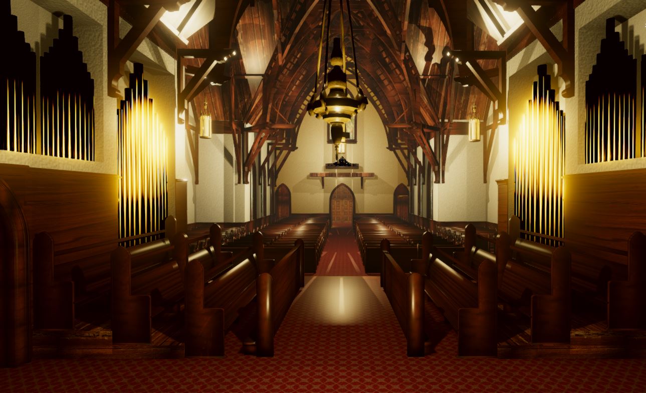 Revit New Orleans Church Laser scan Interactive 3D model by Havick115