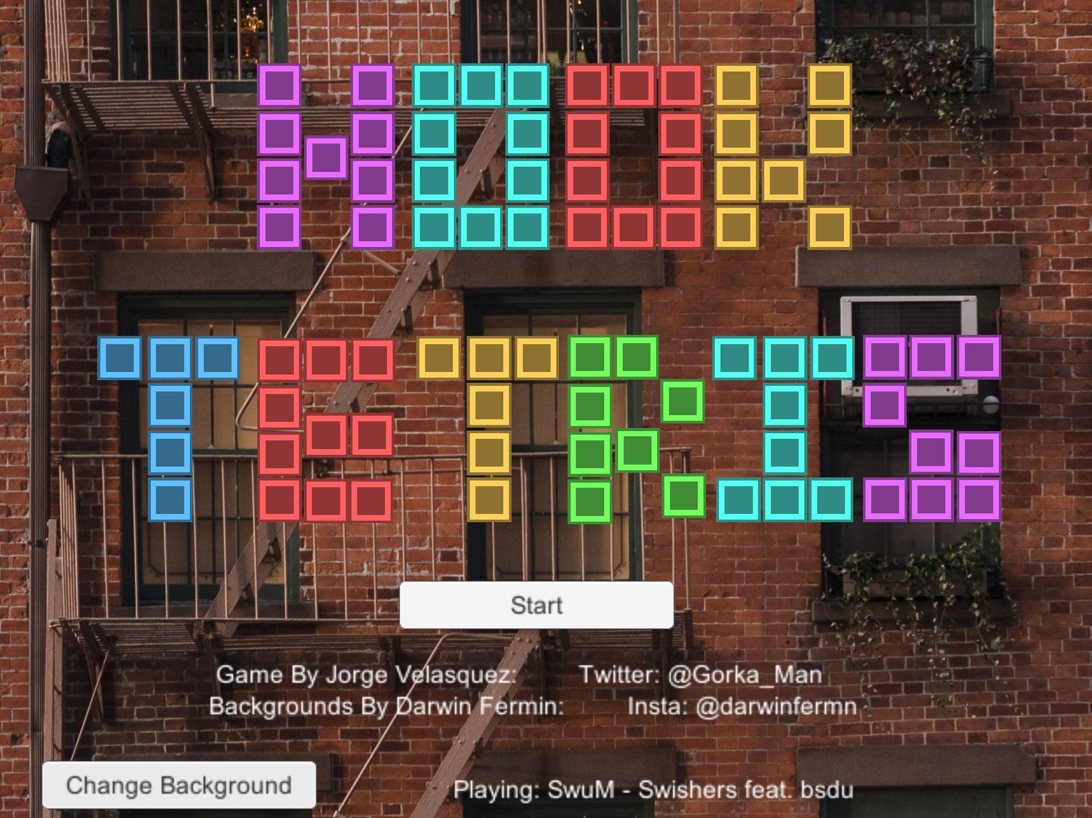 Hook Tetris (UNITY3D) by Gorka_Man