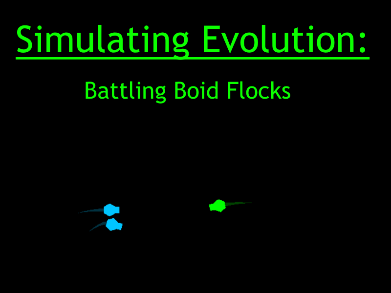 Evolving Boid Flocks by willowec
