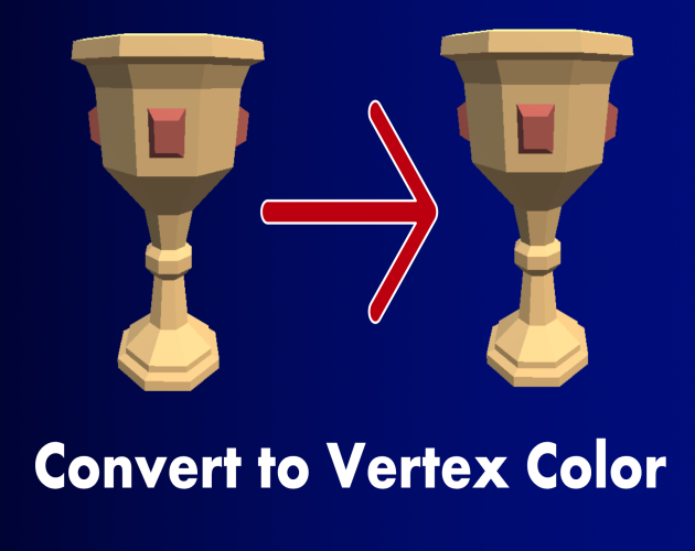 Convert To Vertex Color For Unity By Michaelsquiers