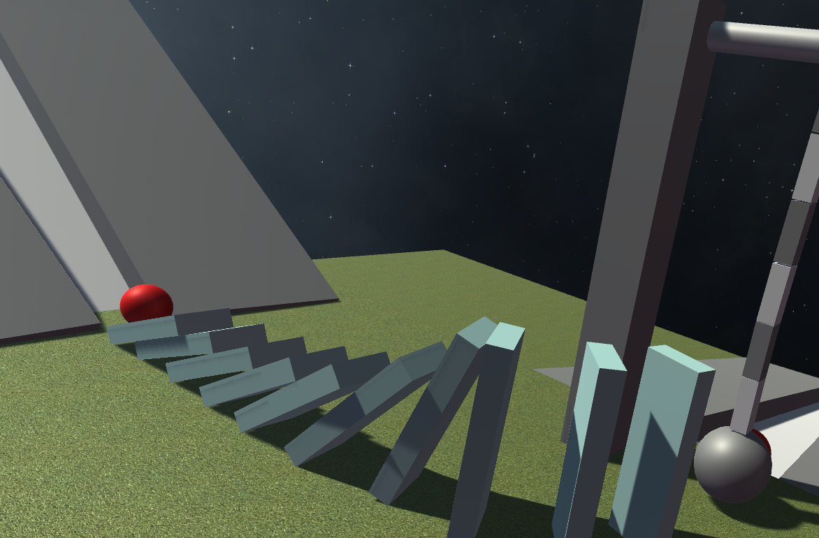 Rube Goldberg Machine with unity physics by Utopia Game Studio