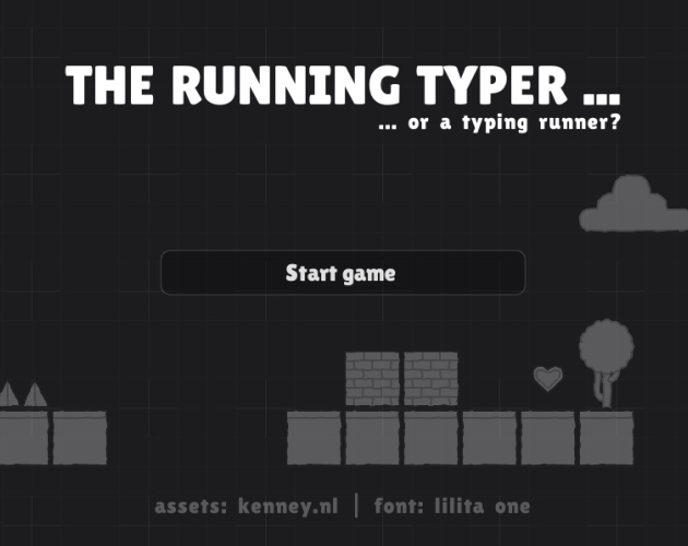 The Running Typer by kchnkrml