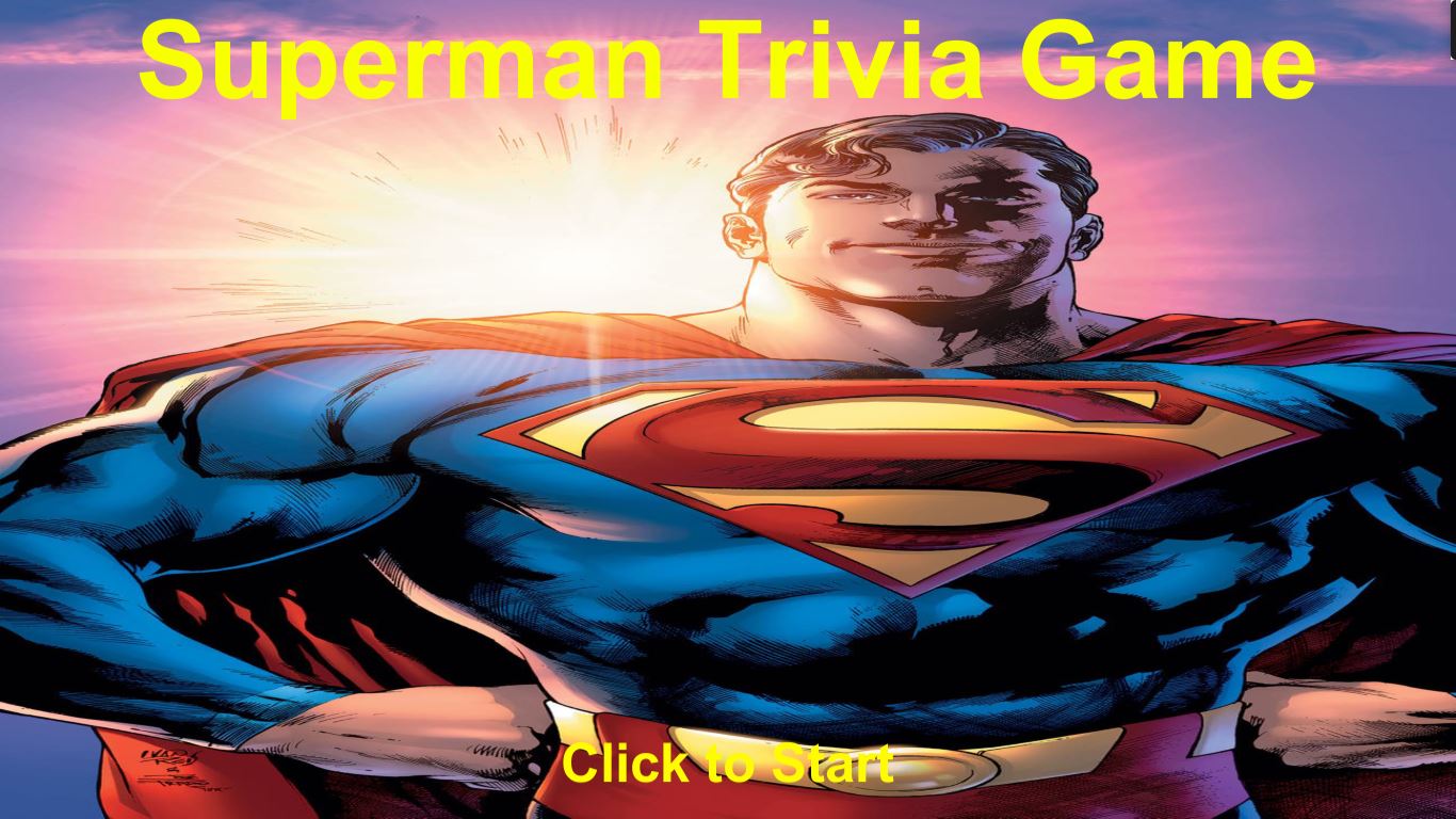 Superman Trivia Game by Benmiester