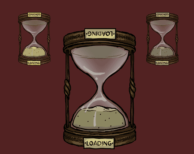 Hourglass Loading (Animated) by Nectanebo