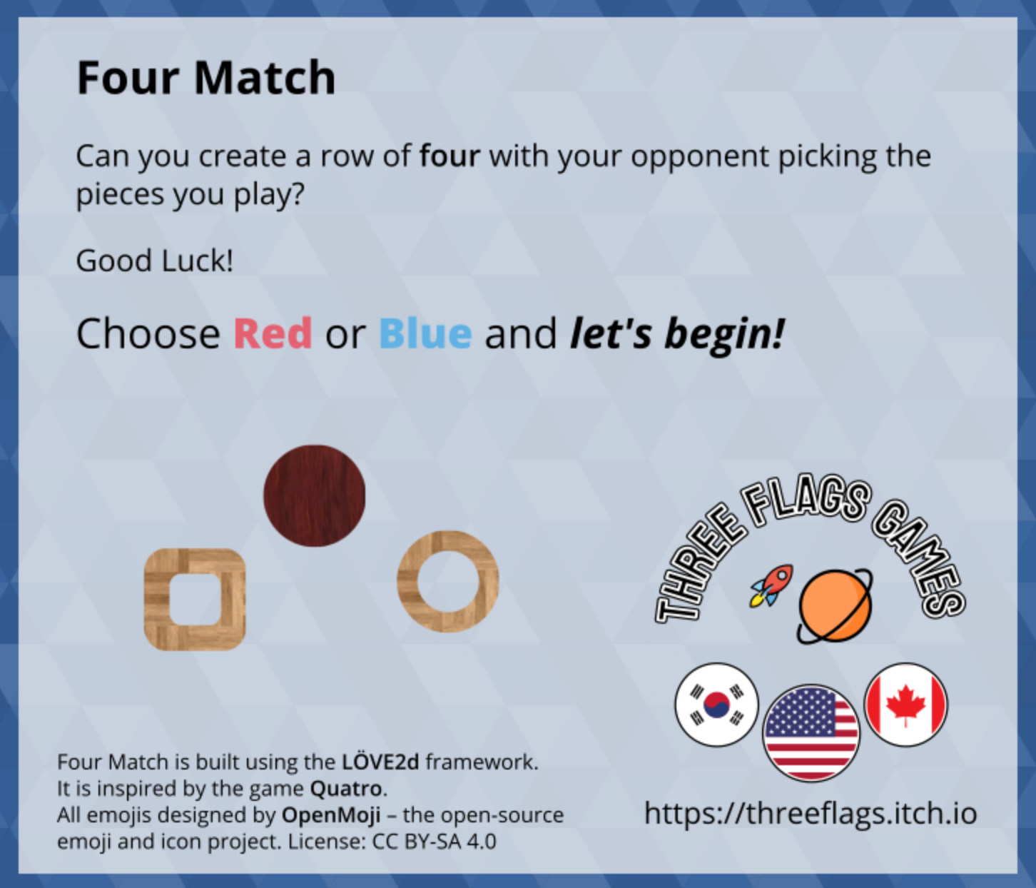 Four Match by Three Flags Games