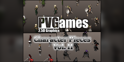 2.5D Character Pieces Vol. II by PVGames