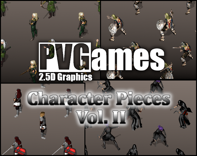 2.5D Character Pieces Vol. II by PVGames