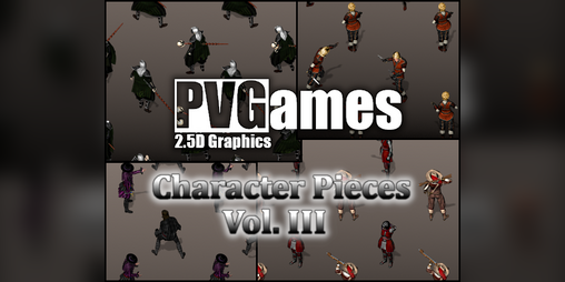 2.5D Character Pieces Vol. III by PVGames