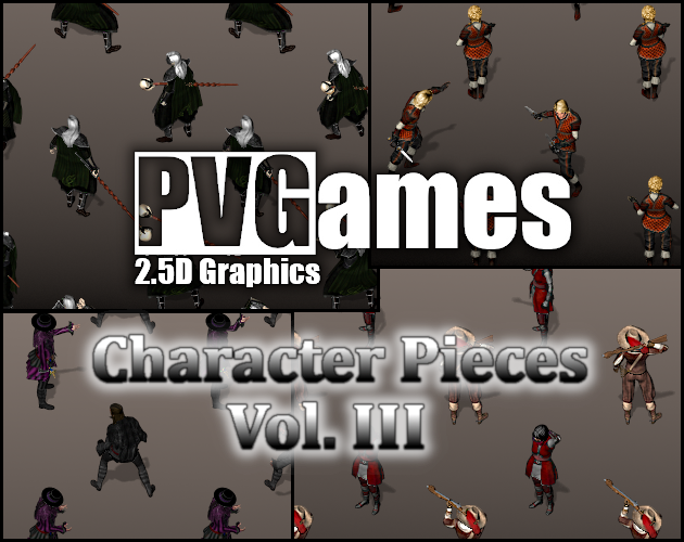 2.5D Character Pieces Vol. III by PVGames