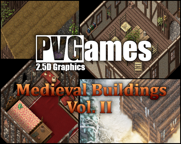 2.5D Medieval Buildings Vol. II by PVGames