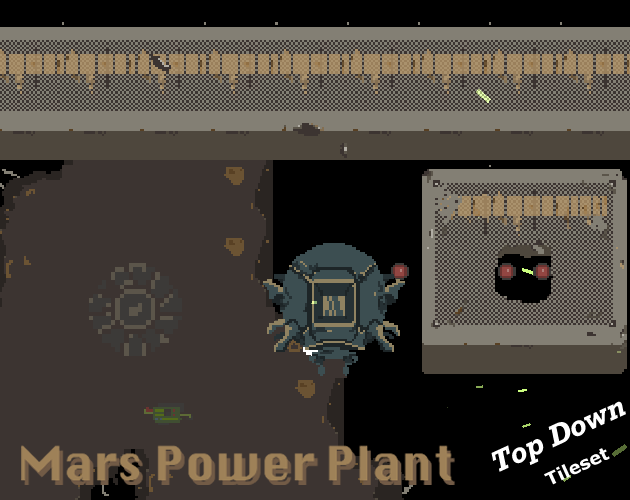 Mars Power Plant Tileset by DatIndie
