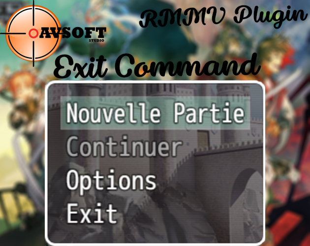 New RPG Maker Plugin ! - Exit Command - RMMV Plugin by Avsoft Studio