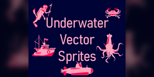 Underwater Vector Sprites by kcaze