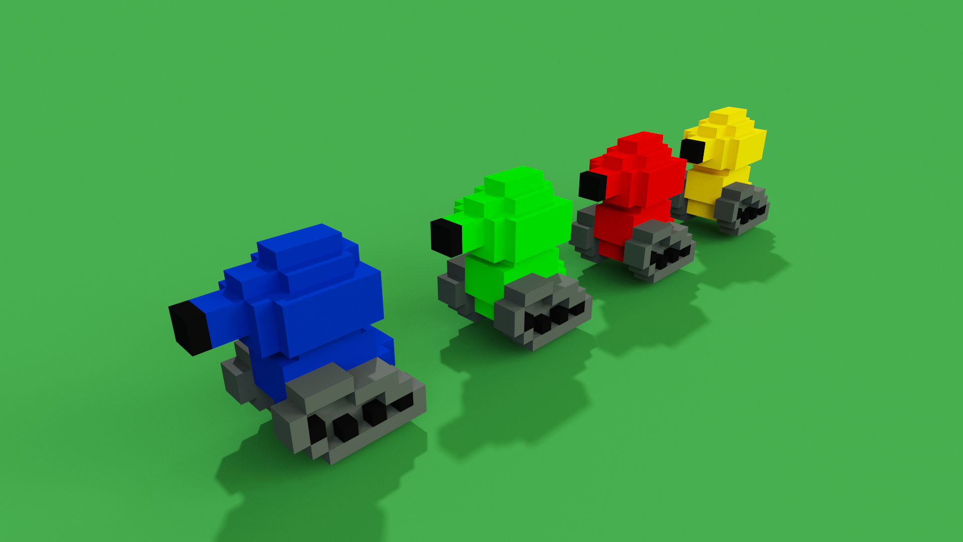 Tiny Voxel Tanks by StayCalmLad