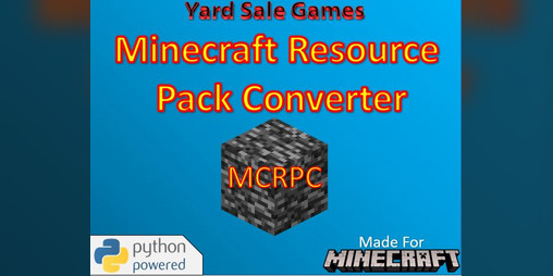 Minecraft Resource Pack Converter by Yard Sale Games