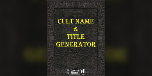 Cult Name & Title Generator by Ennead Games