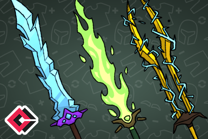 Elemental Weapons for Character Creator 2D by mochakingup