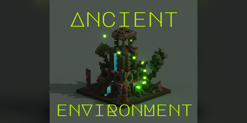 Voxel Ancient Environment assets for free by maxparata