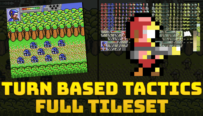 Advance Battle Turn Based Tactics Full Game Pack by 8Bee Pixel Artist