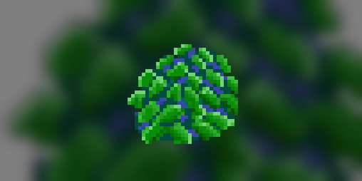 Free Bushes pixel art 16x16 & 32x32 by miguelsgp