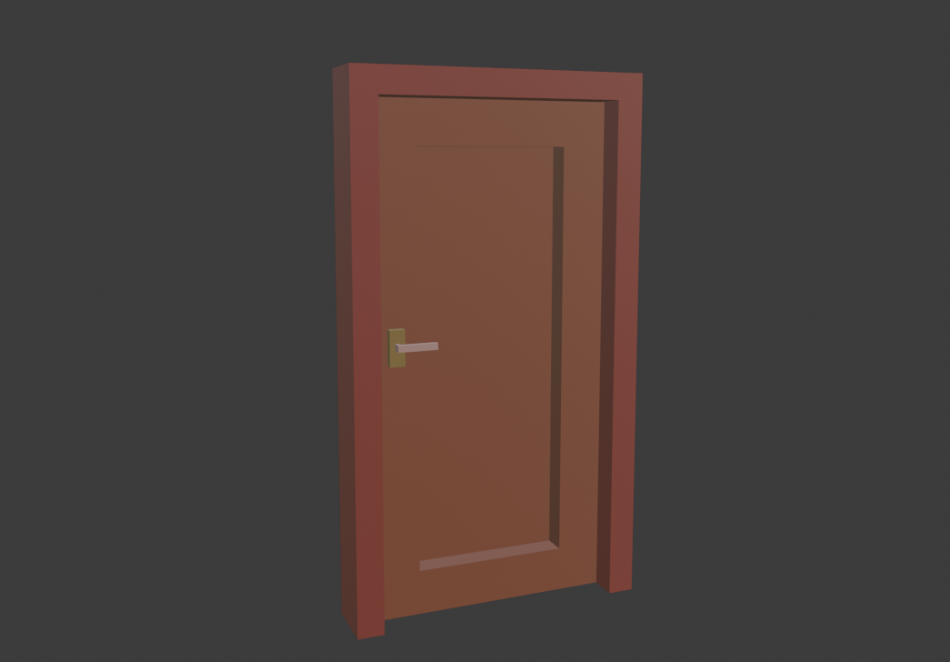 Low poly simple door by Isanvel