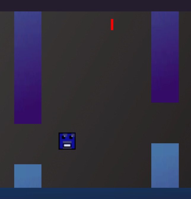 Blue Jumpy Square by Painkiller6942069