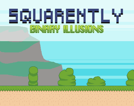 Squarently: Binary Illusions by Maranara