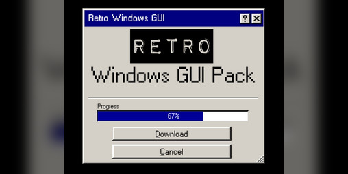 Retro Windows GUI by Comp-3 Interactive