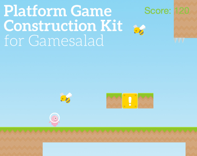 Platform Game Construction Kit for Gamesalad by Jamie Cross