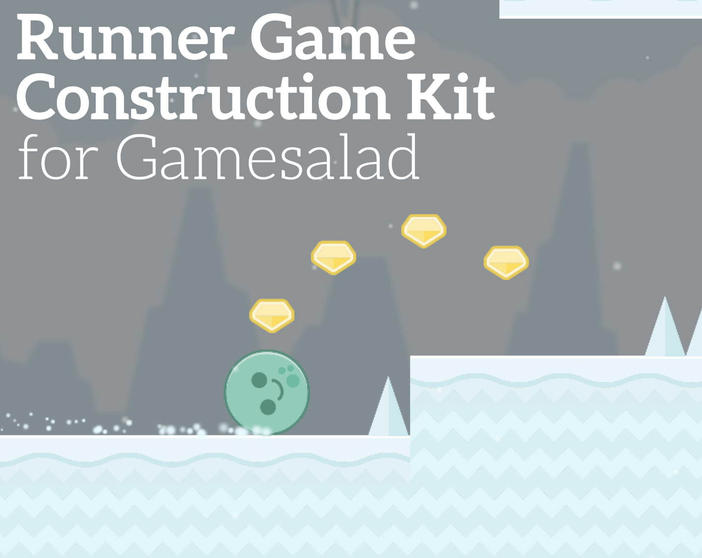 Runner Game Construction Kit for Gamesalad by Jamie Cross
