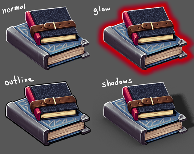 2D Hand Painted Asset Pack 1 by alexsollazzo