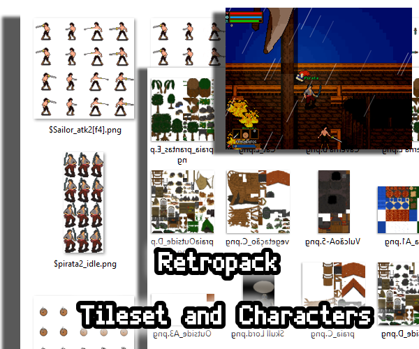 Tileset and Enemy Human Characters by Vidazero Games - Carlos Basilio dev