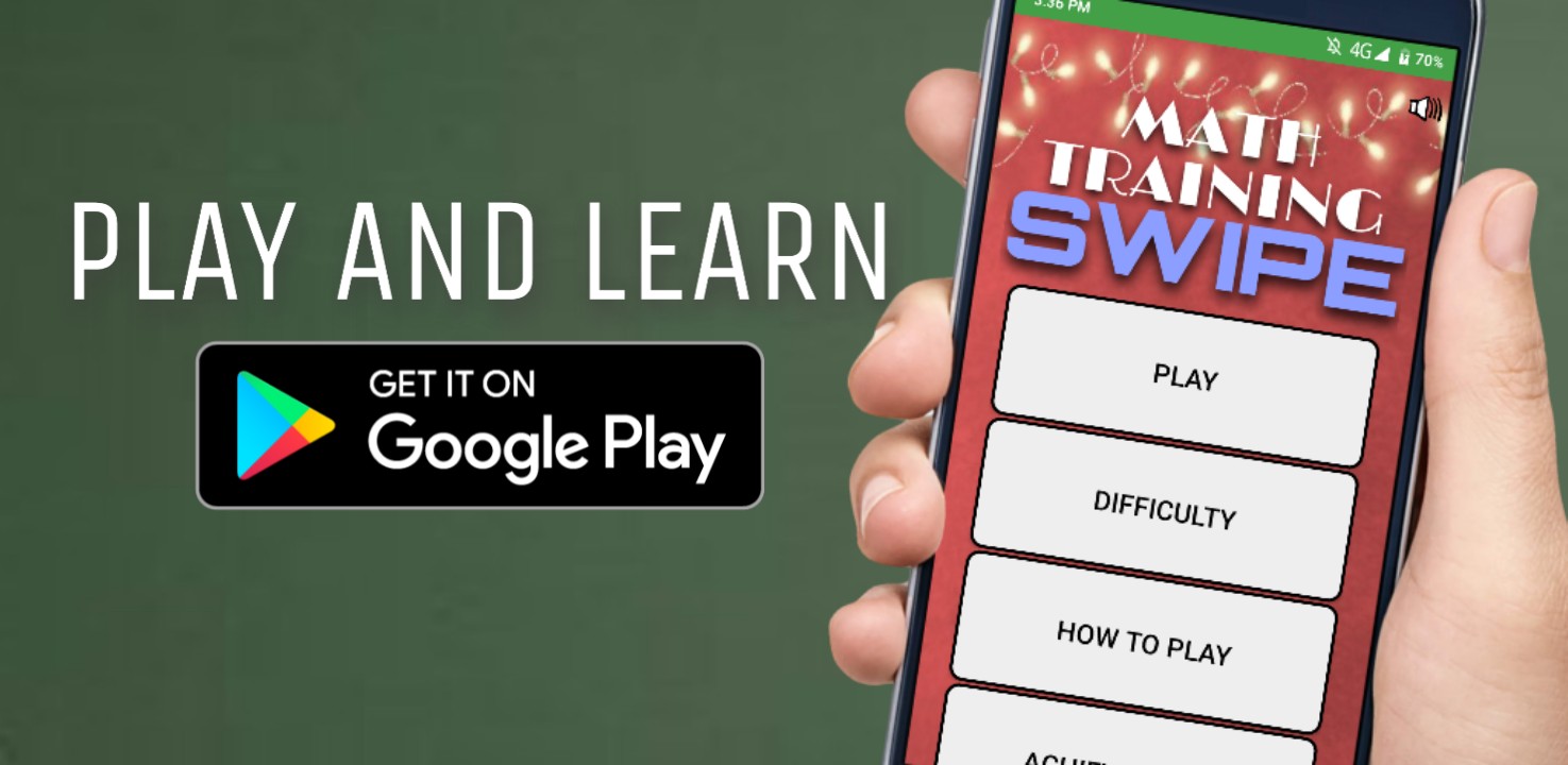 Math Training Swipe by Swipe2Learn