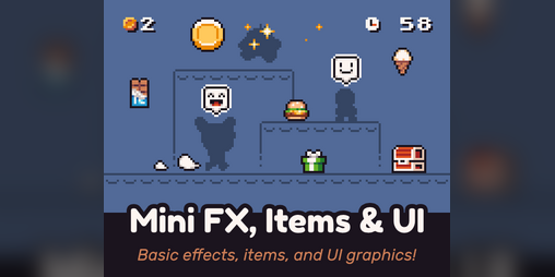 Mini FX, Items & UI by GrafxKid