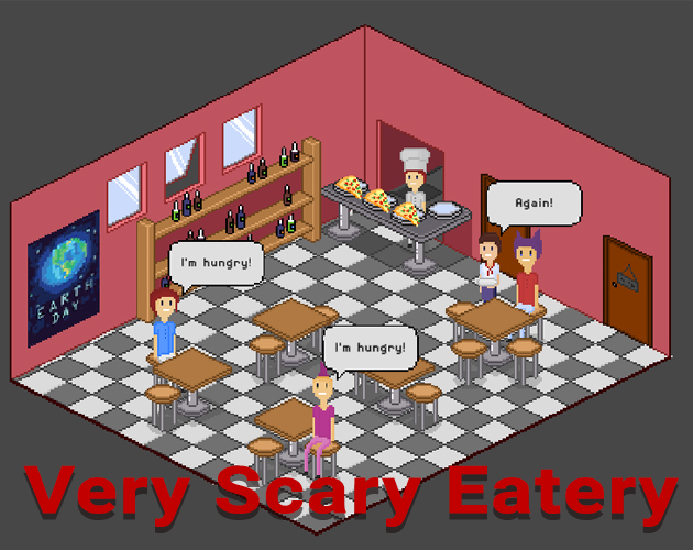 Very Scary Eatery by Rabidus Games for Two-Minute Horror Jam - itch.io