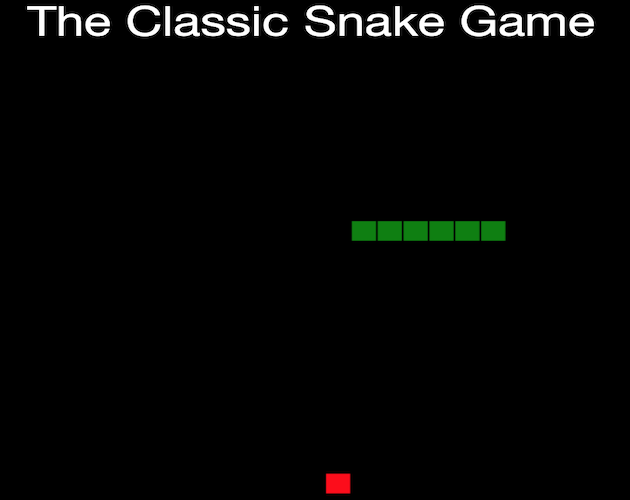 Classic Snake Game by Khushi12