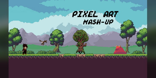 Pixel Art Mash-Up by VonderBear