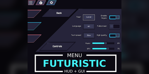 Menu futuristic by Deakcor