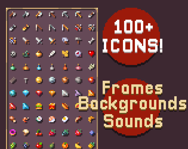 Pixel Fantasy Icon Pack by vic