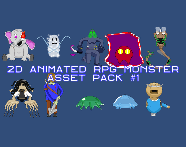 2D Animated RPG Monster Pack #1 by Design and Deploy