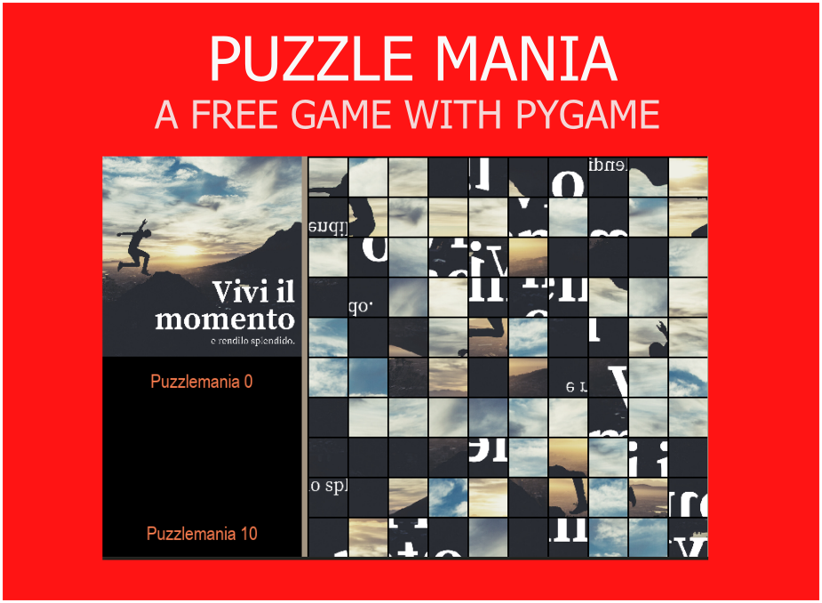 Puzzle-Mania 3.0 source and 2.6 exe by PythonProgrammi
