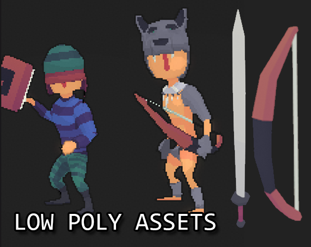 LOW POLY RPG ASSETS by Luna Araújo