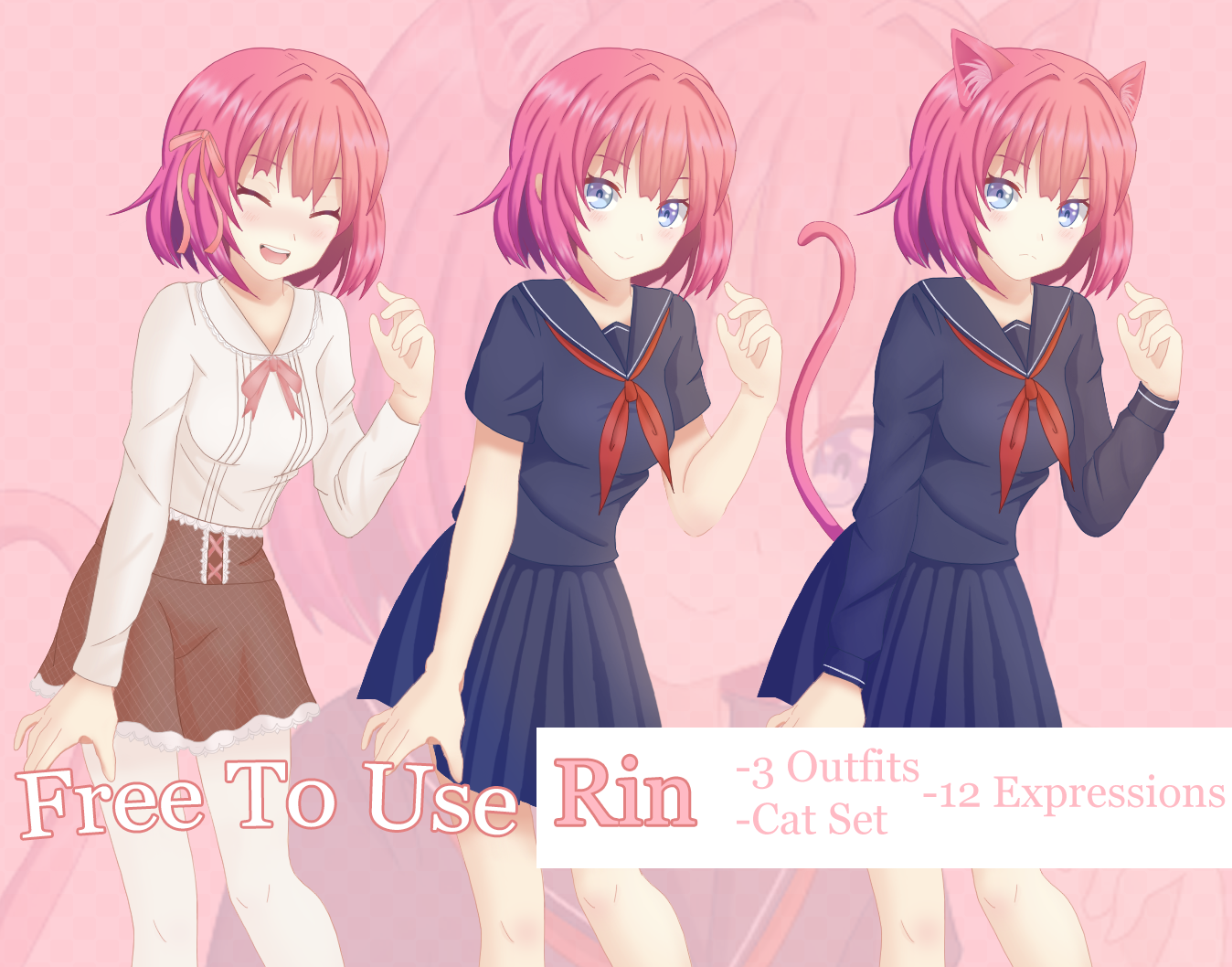 Rin - Free Character Sprite by NoranekoGames