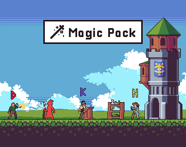 Magic Game Assets Pack by Free Game Assets (GUI, Sprite, Tilesets)