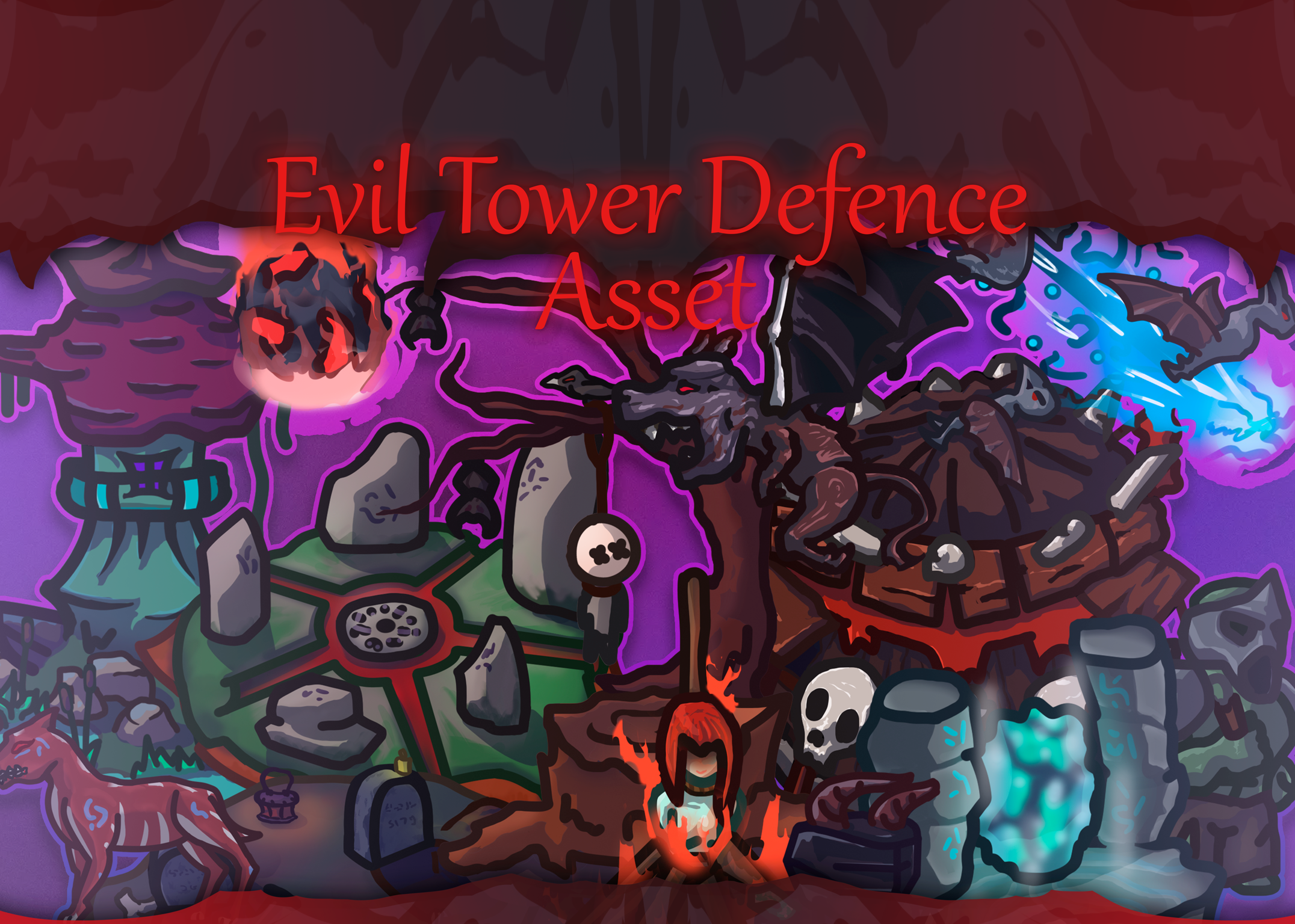 Evil Tower Defence | Sprite Pack by RedEyeGames
