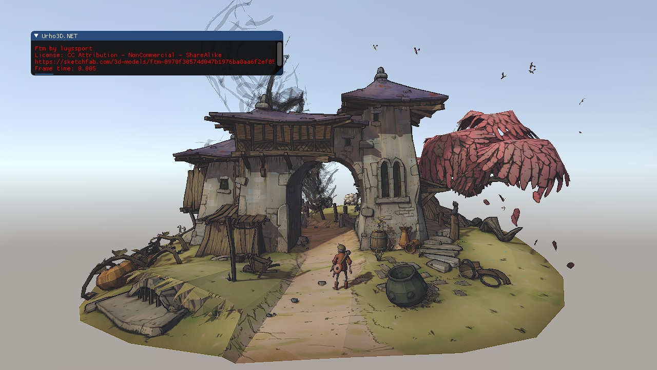 Urho3D Sample Application by glg