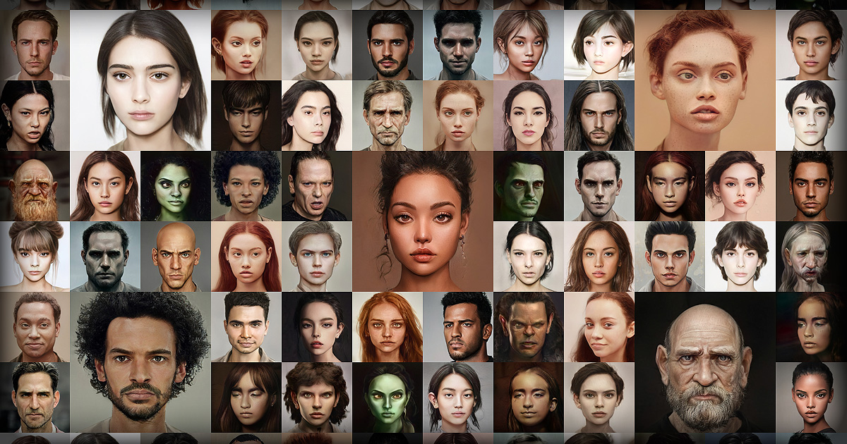 Character Portrait Mega Pack #7 • 1600+ hi-res portraits! by Infinity PBR