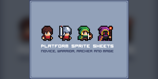 4 Characters for Platform / Side-scrolling game by MoDsama